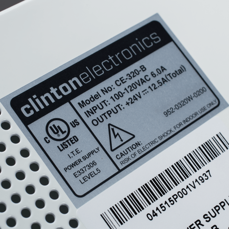 DC24V (12.5 Amp) 3 PVM Power Supply - Clinton Electronics