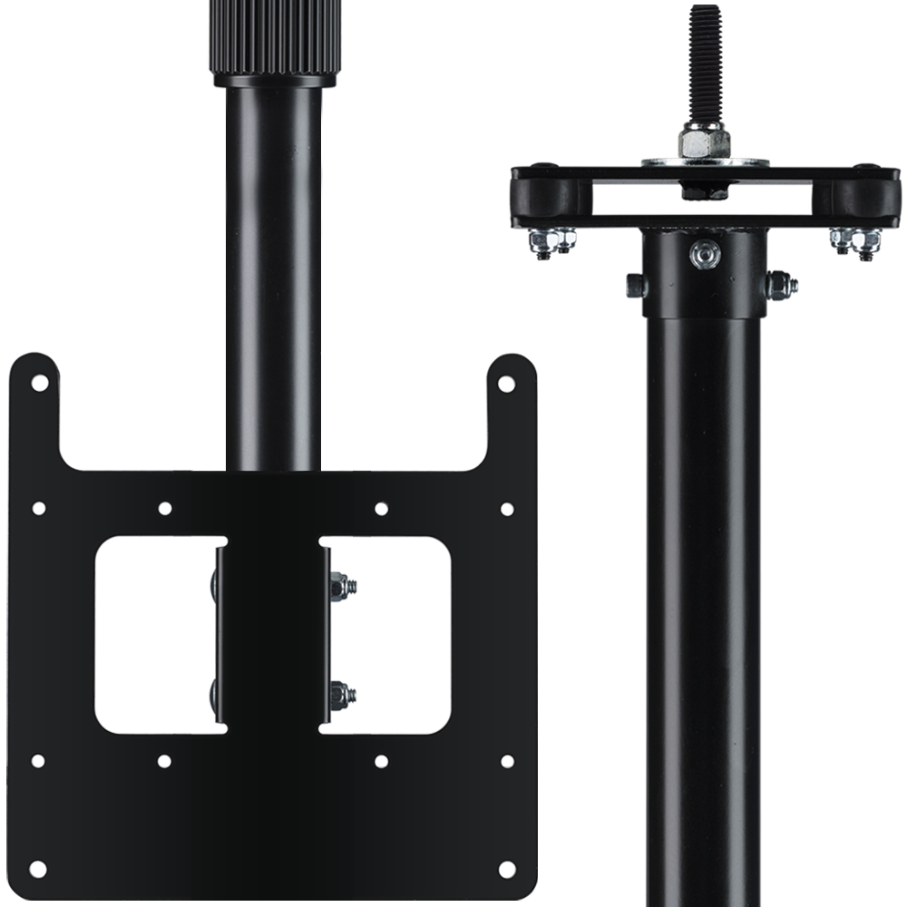 12' Heavy Duty Telescoping Ceiling Mount LCD/PVM Pole - Clinton Electronics