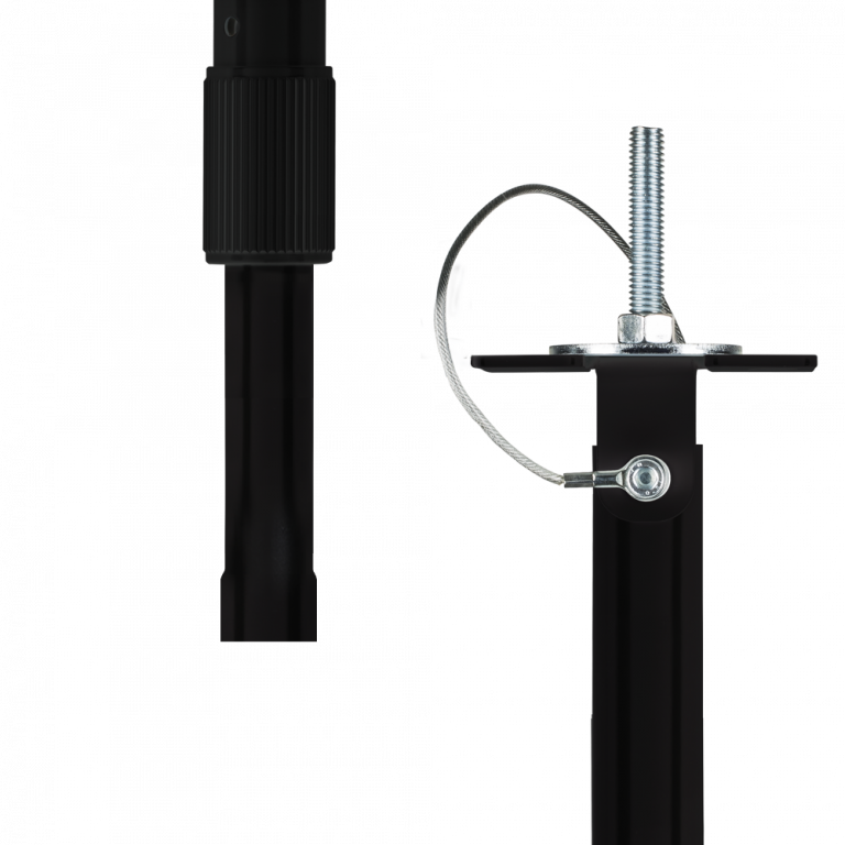 3' Telescoping Ceiling Mount Camera Pole - Clinton Electronics