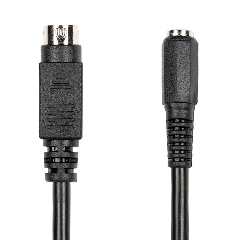 Barrel Plug Extension (Female to 4 Pin DIN) - Clinton Electronics