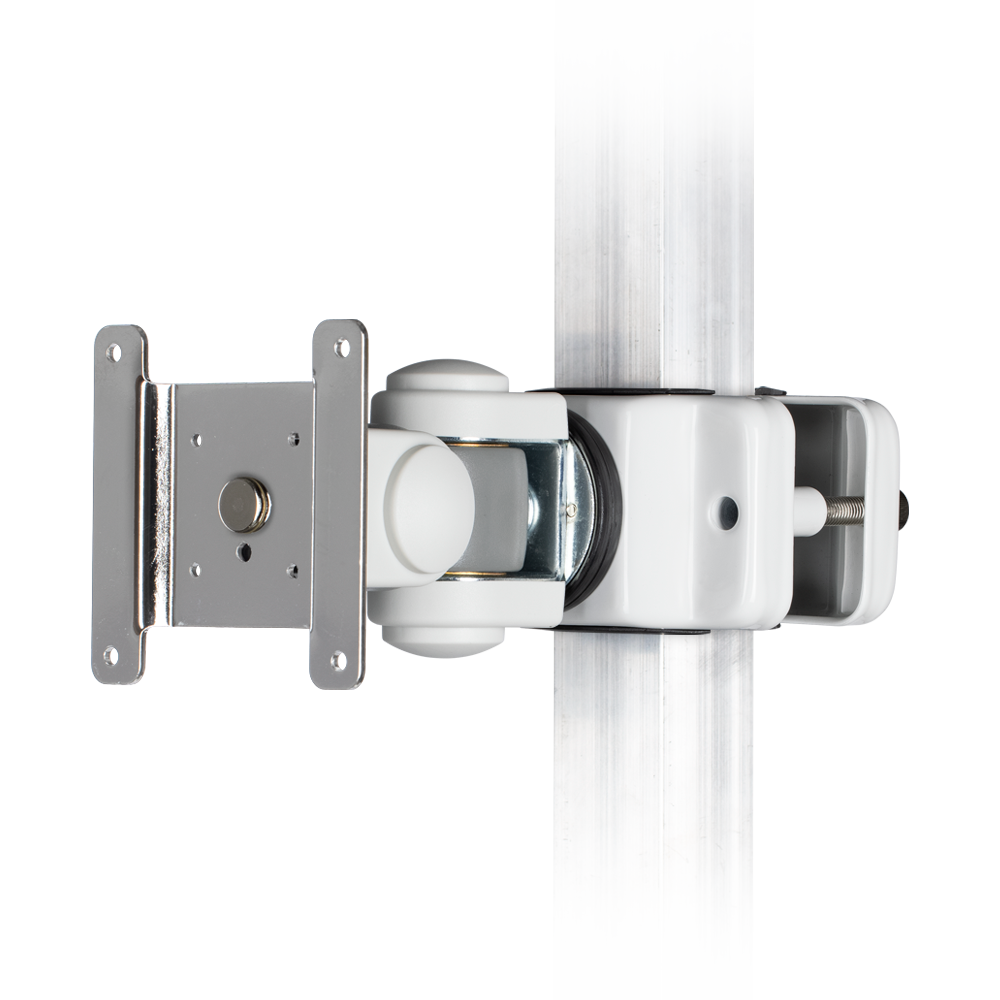Clamp-On 3-Axis Pole Mount - Clinton Electronics