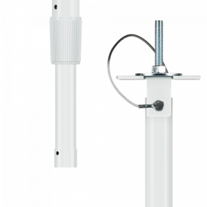 8' Telescoping Ceiling Mount Camera Pole - Clinton Electronics