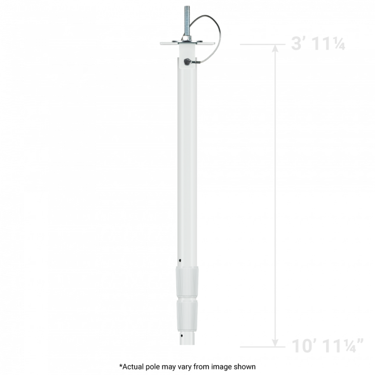 12' Telescoping Ceiling Mount Camera Pole - Clinton Electronics